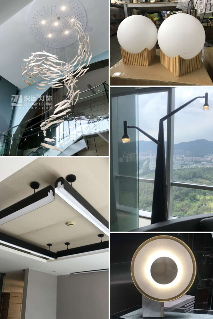 New World Center Office Building Lobby Wooden Block Installation Art ...